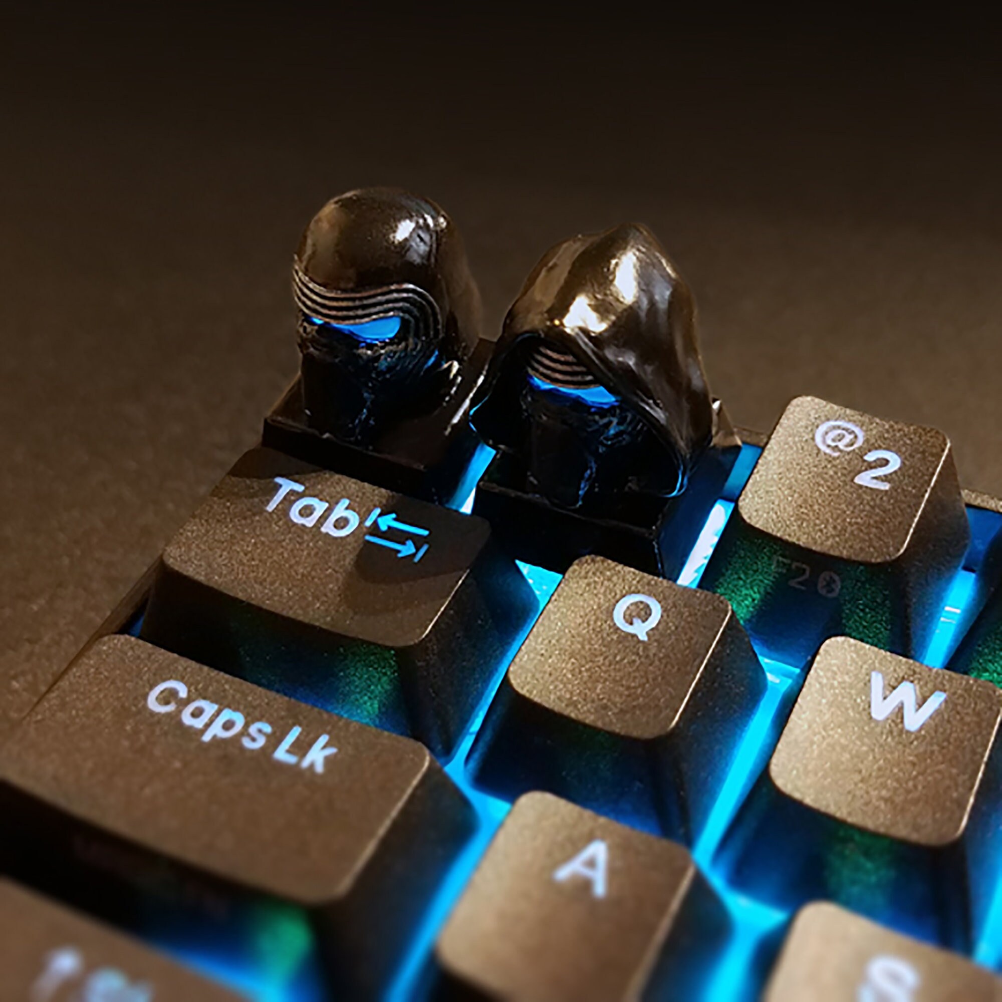 Star Wars Kylo Ren Backlit LED Keycaps Handmade Resin Custom | Etsy