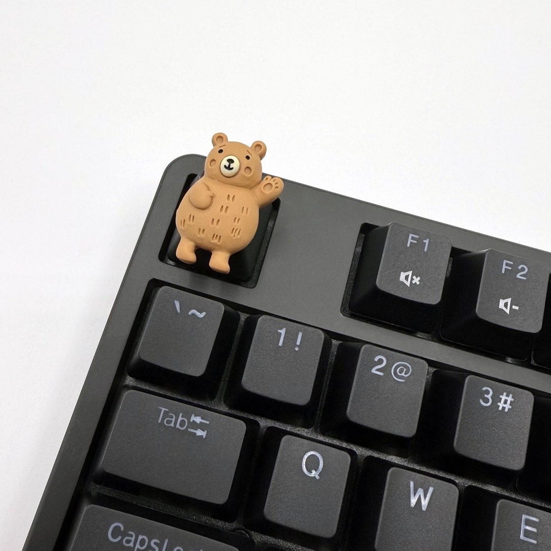 Bear Animal Keycaps OEM Profile Custom Artisan - Etsy