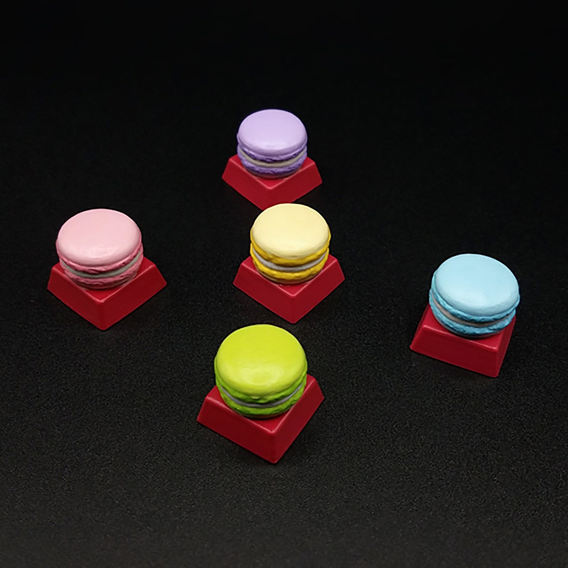 Macaron Keycaps Handmade Resin Custom Artisan | Etsy