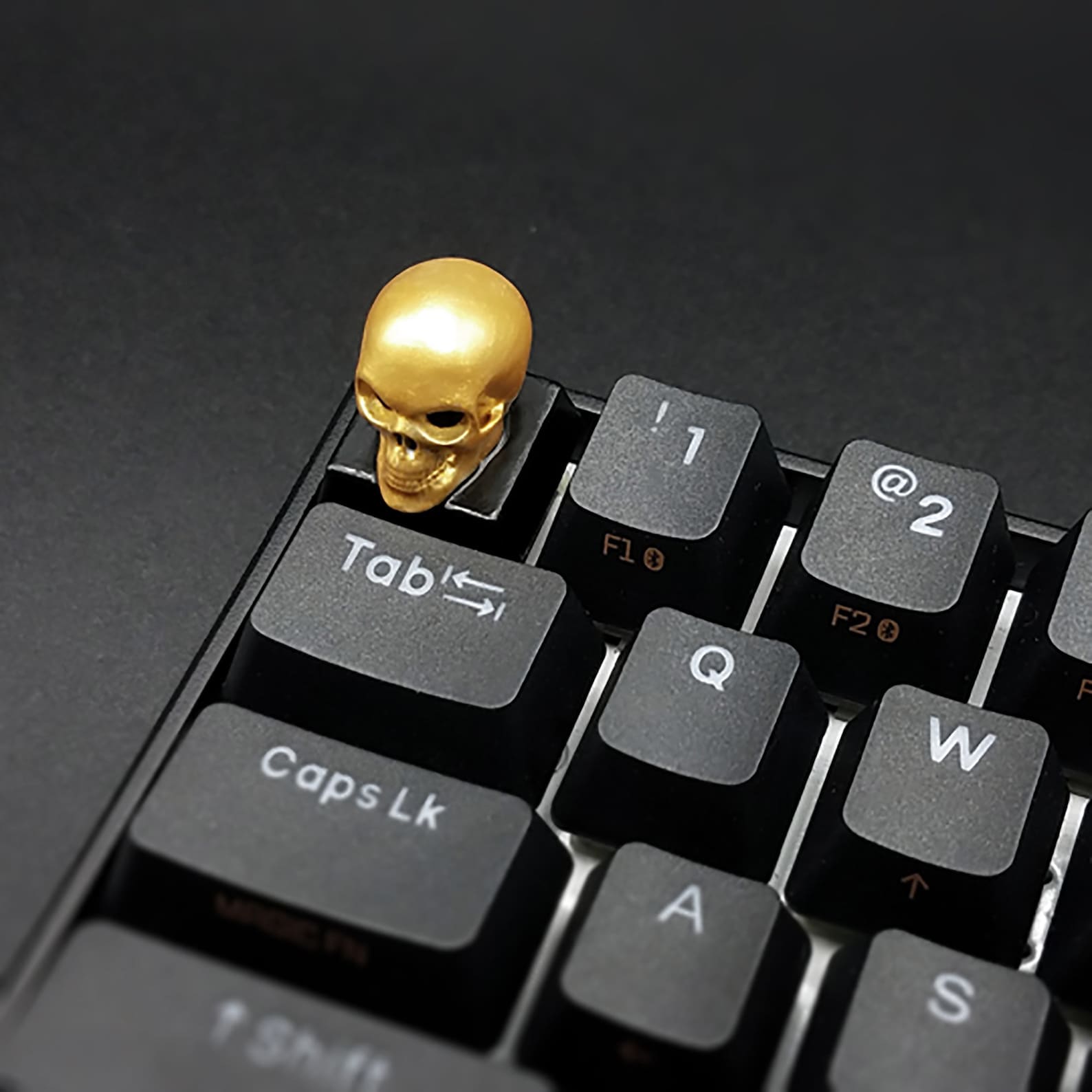 Skull Backlit LED Keycaps Handmade Resin Custom Artisan - Etsy