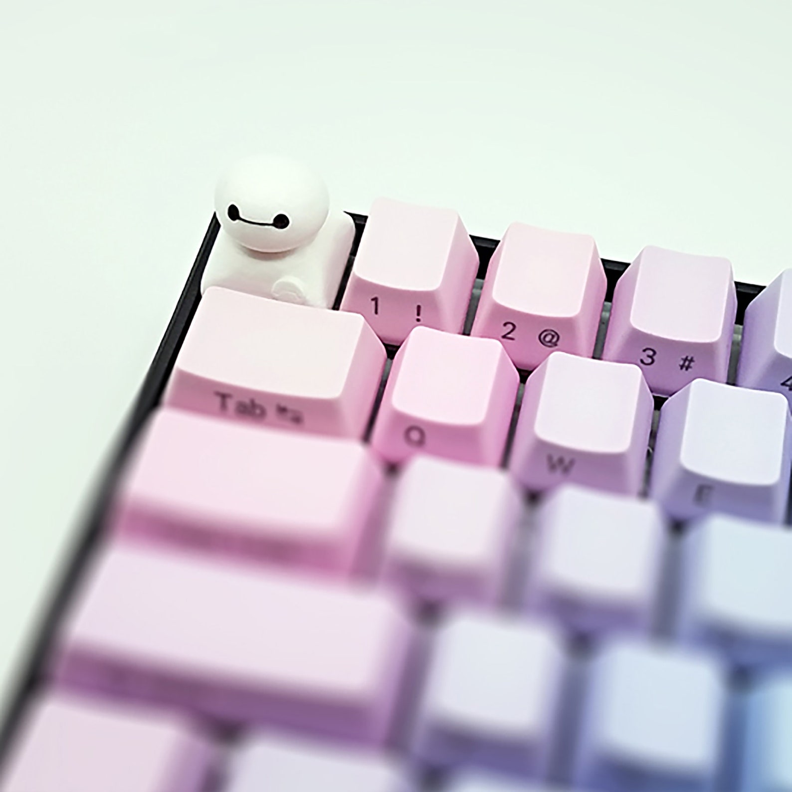 Big Hero 6 Baymax Keycaps Handmade Resin Custom Artisan | Etsy