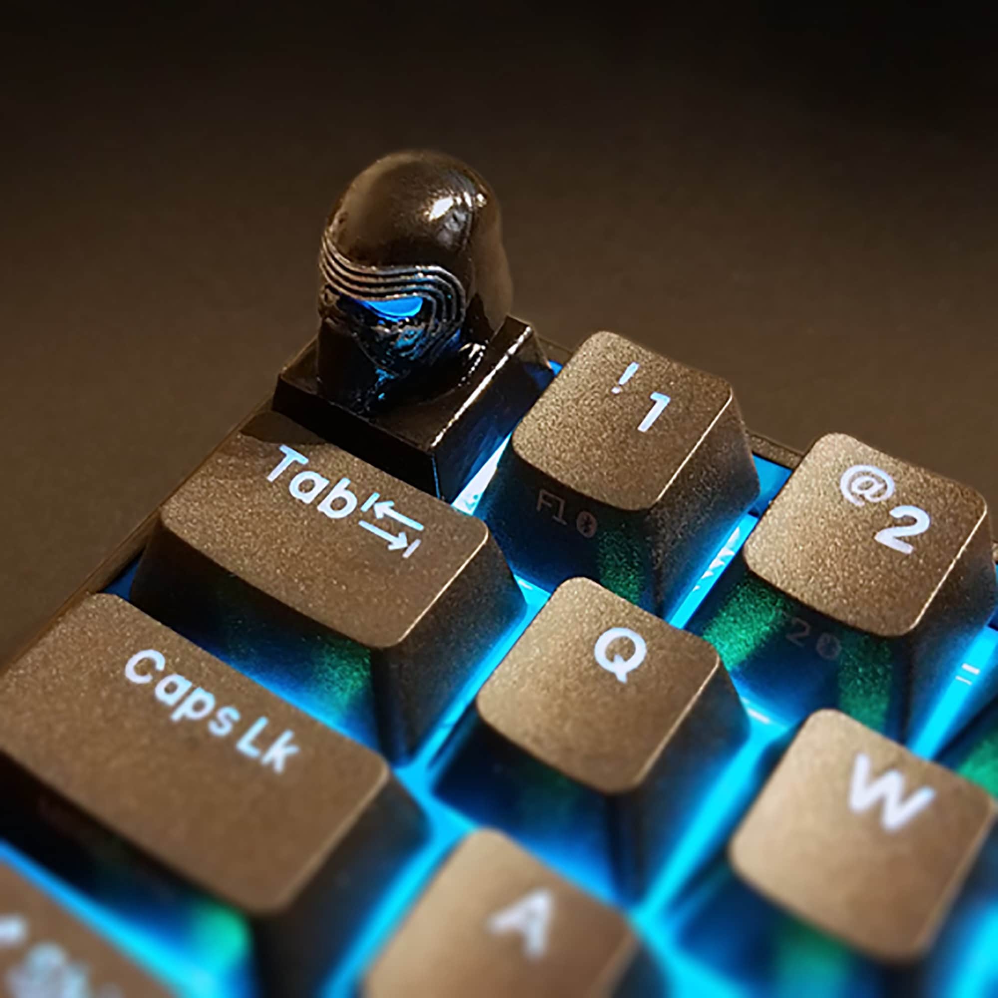 Star Wars Kylo Ren Backlit LED Keycaps Handmade Resin Custom | Etsy