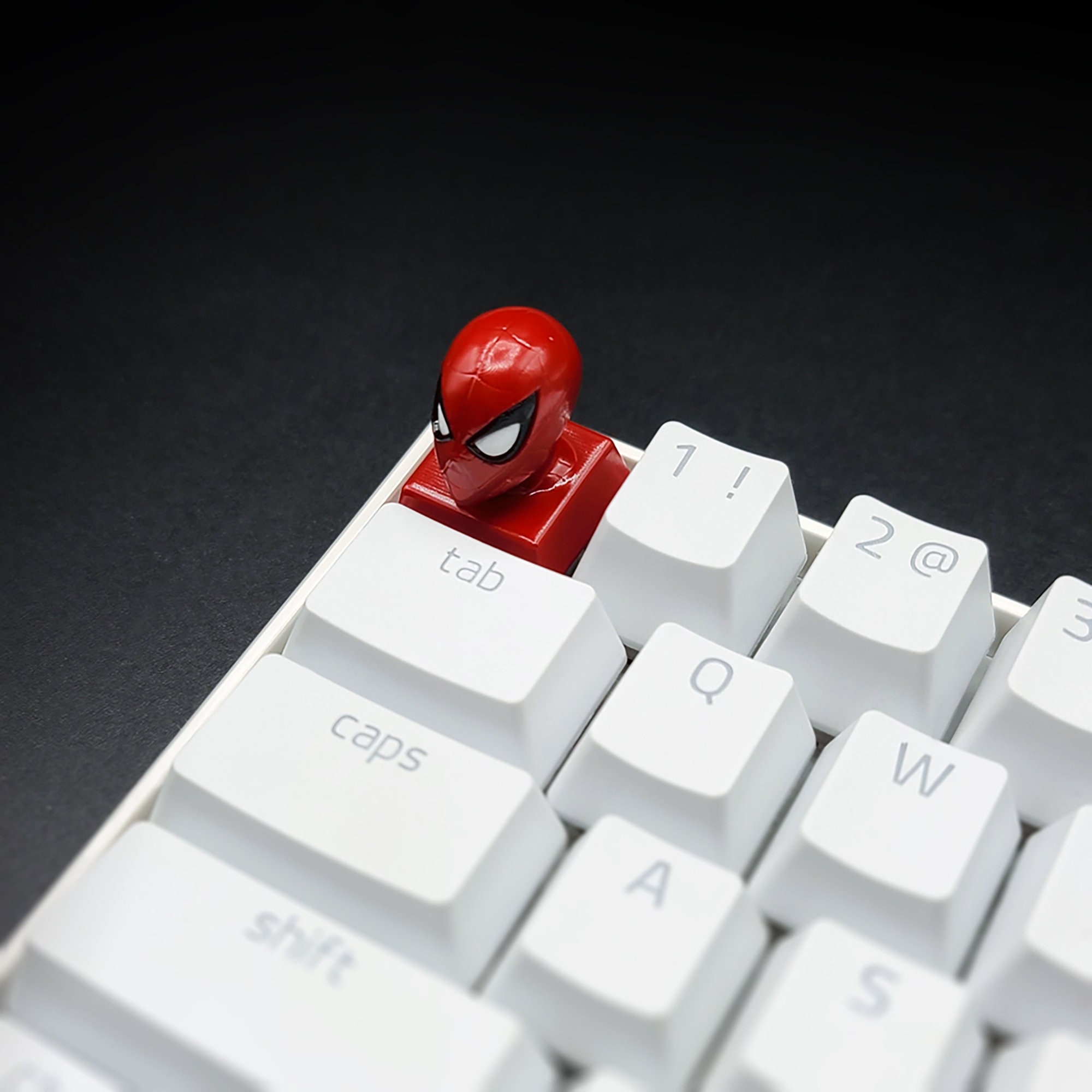 Keyboards & Mice Spider-Man Keycaps Handmade Resin Custom Artisan ...