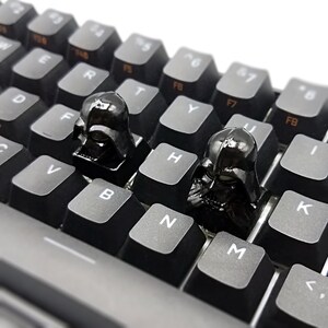 Star Wars Darth Vader Backlit LED Keycaps Handmade Resin Custom Artisan ...