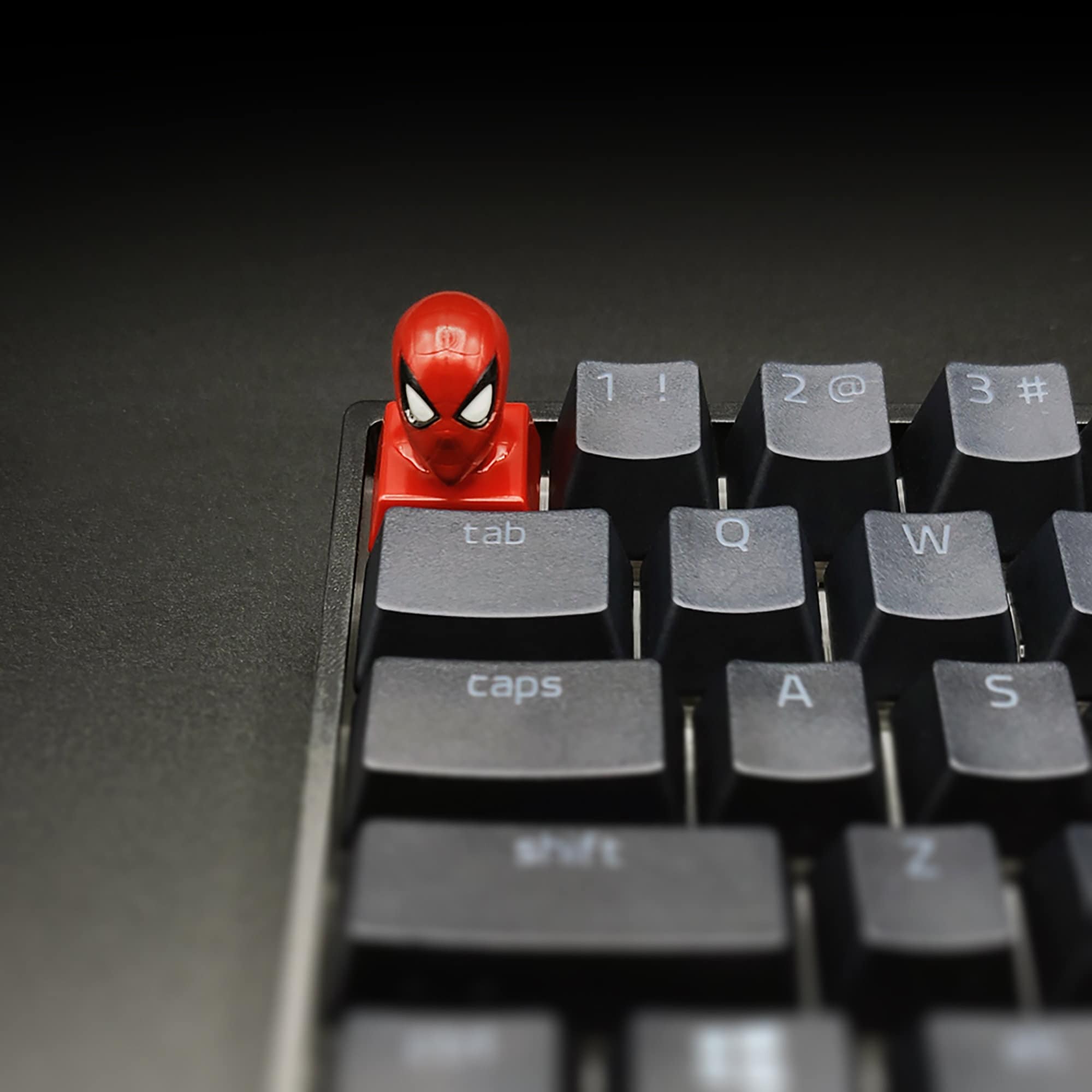 Spider-Man Keycaps Handmade Resin Custom Artisan | Etsy