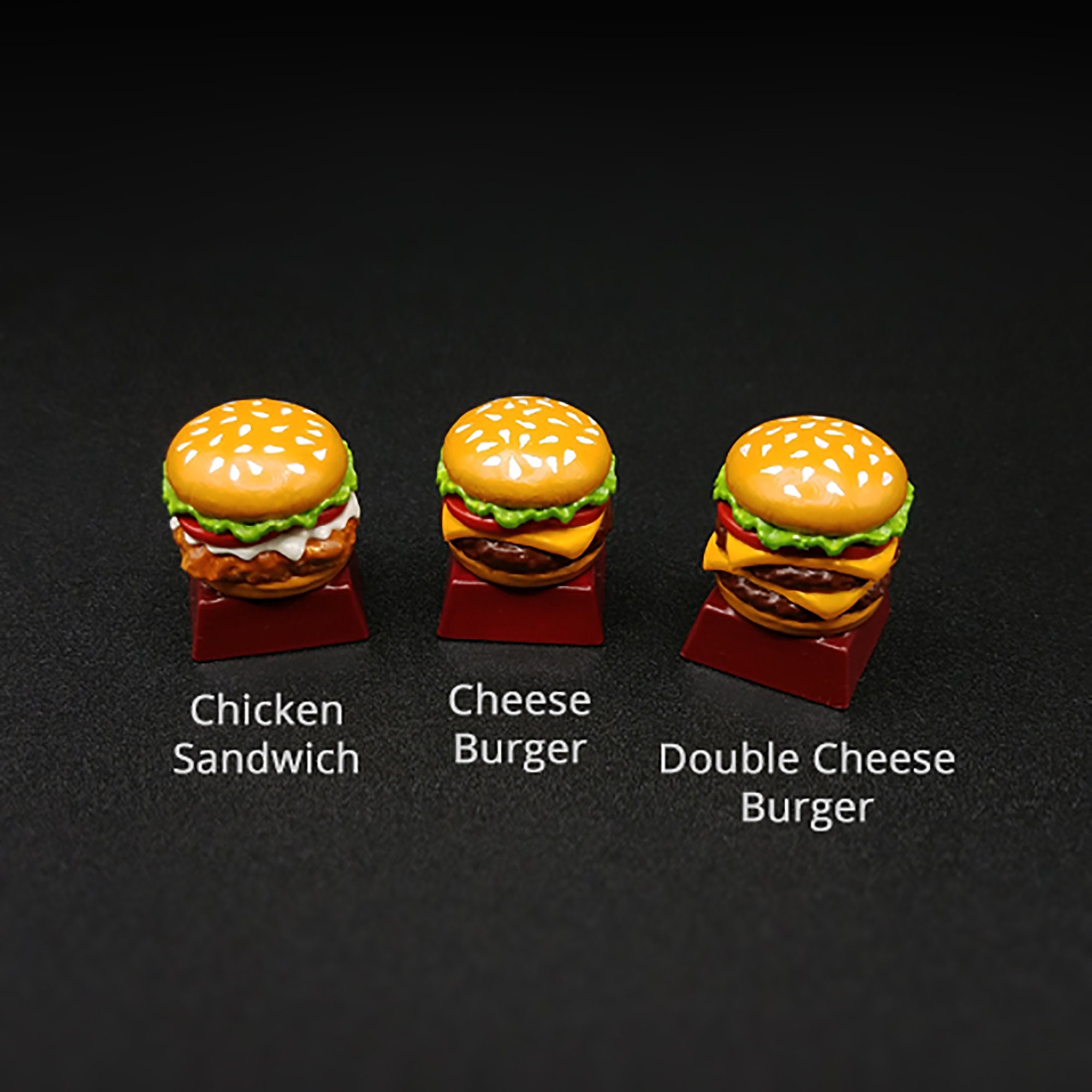 Double Cheese Burger Keycap Handmade Resin Custom Artisan - Etsy Canada