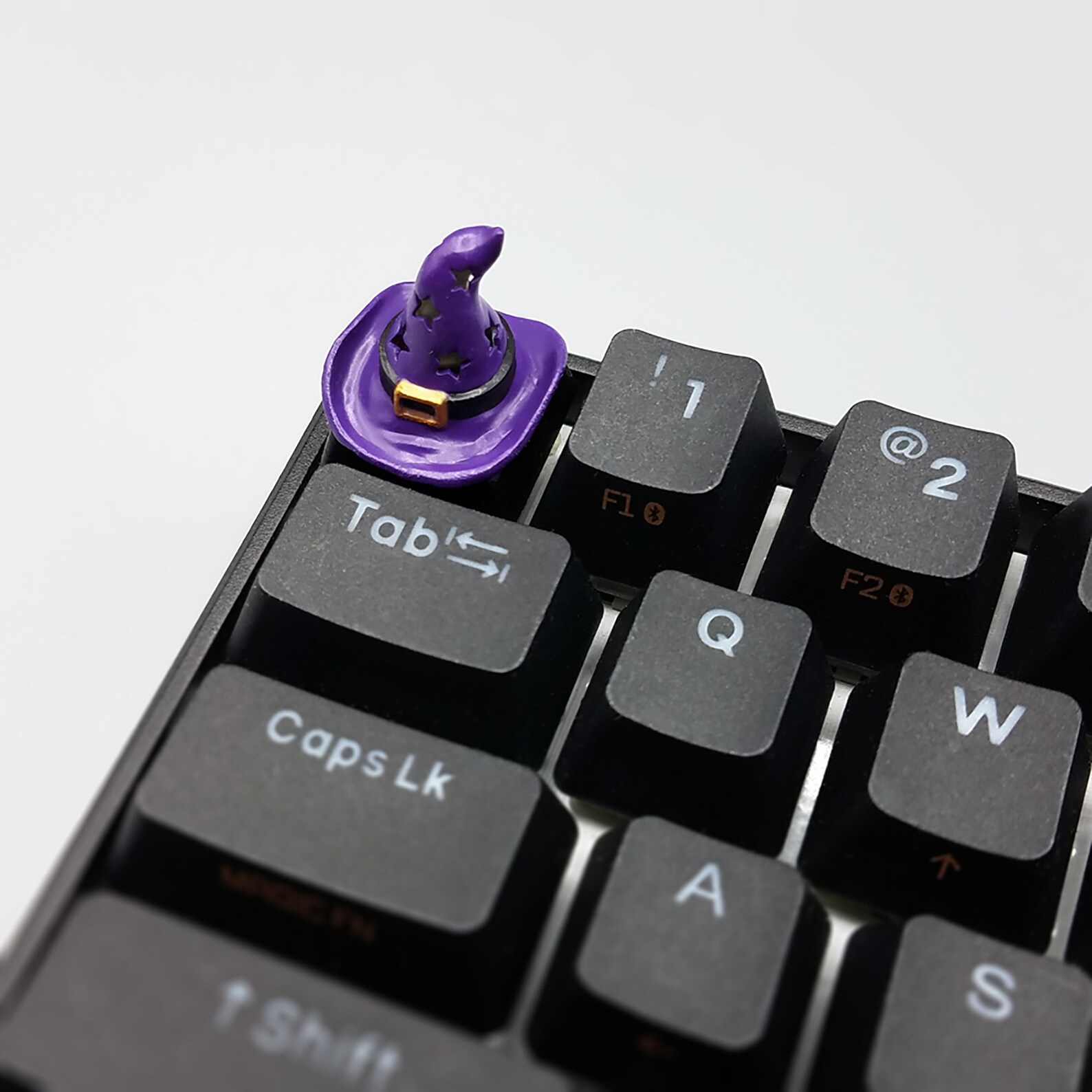 Witch Hat Backlit LED Keycaps Handmade Resin Custom Artisan - Etsy