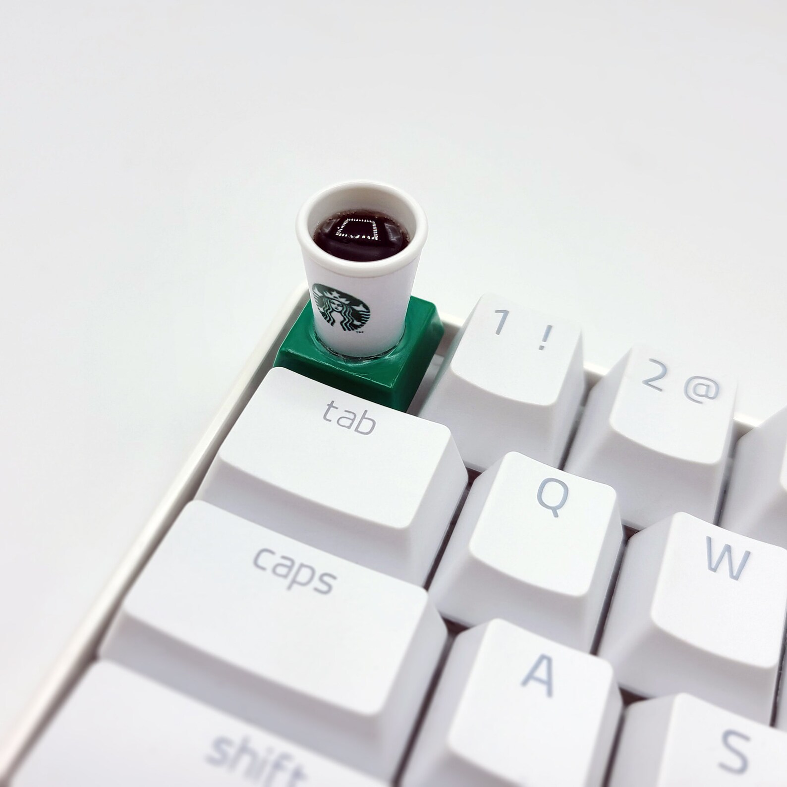 Starbucks Coffee Keycaps Handmade Resin Custom Artisan - Etsy