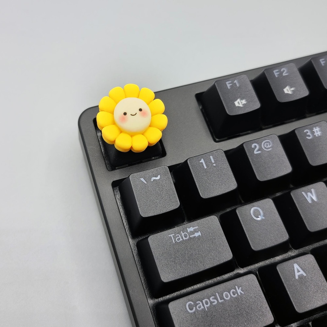 Sunflower Keycaps OEM Profile Custom Artisan - Etsy