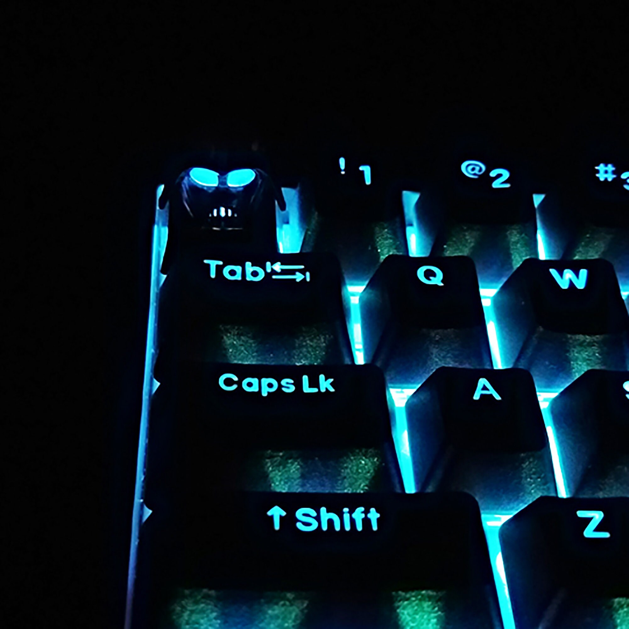 Star Wars Darth Vader Backlit LED Keycaps Handmade Resin | Etsy