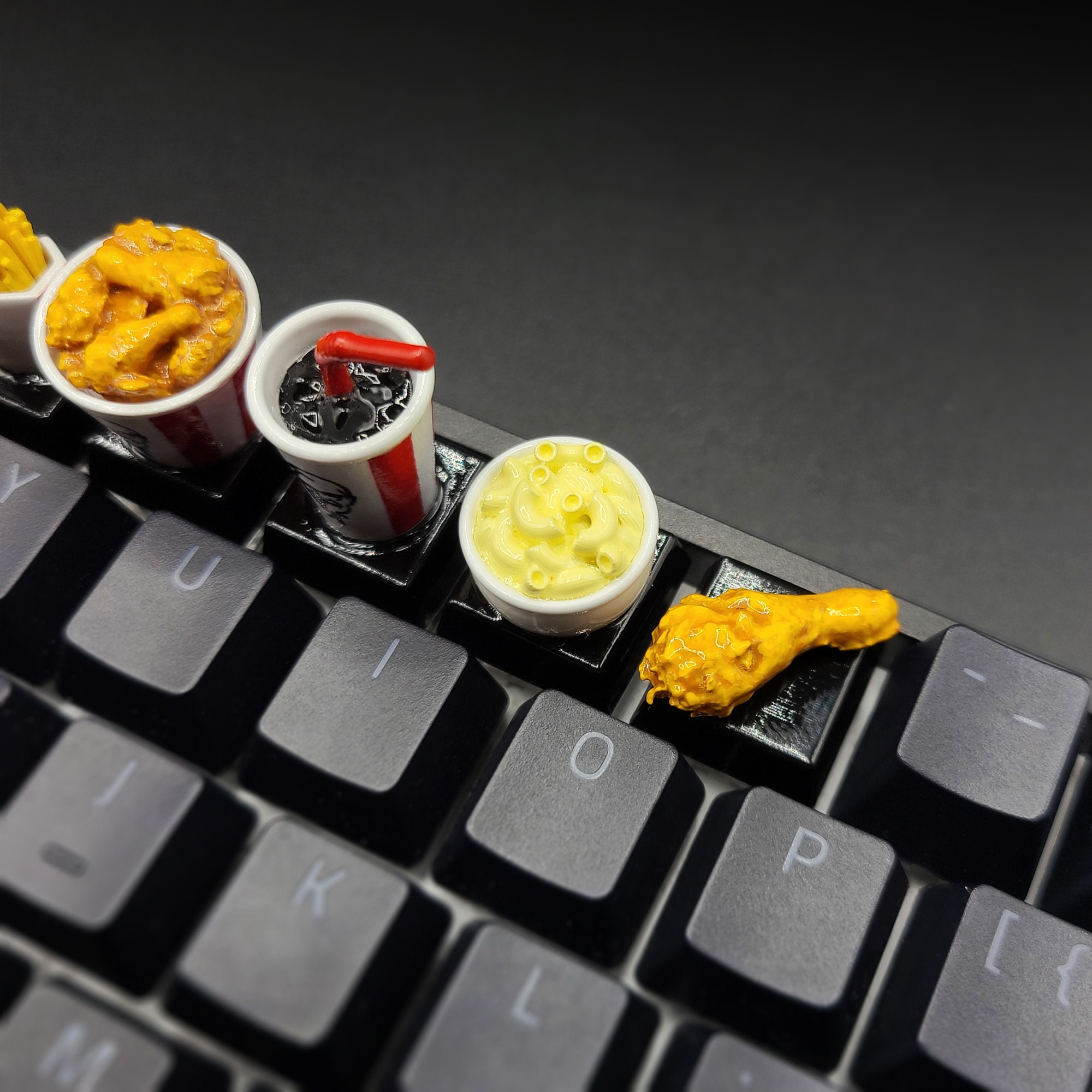 KFC Chicken Combo Keycaps Handmade Resin Custom Artisan - Etsy Singapore