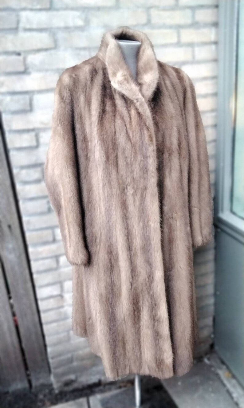 Beautiful Vintage Honey Color A Line Mink Fur Coat Size S/M - Etsy