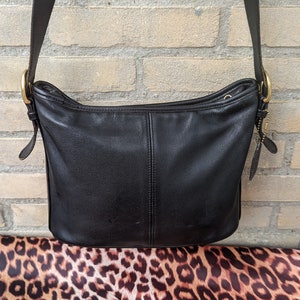 Vintage COACH Worth Model 4143 Leather Crossbody Shoulder Bag City Bag ...