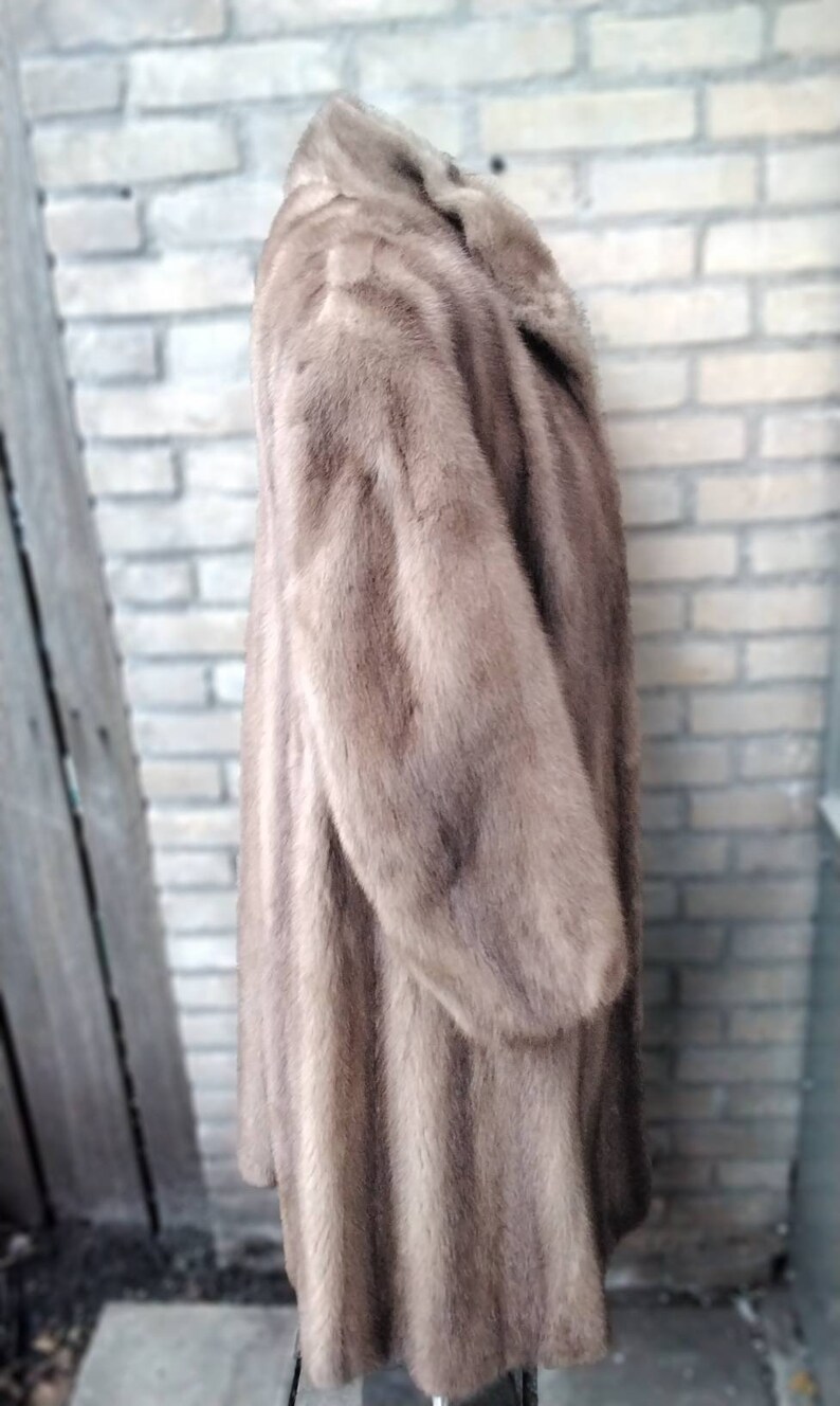 Beautiful Vintage Honey Color A Line Mink Fur Coat Size S/M - Etsy