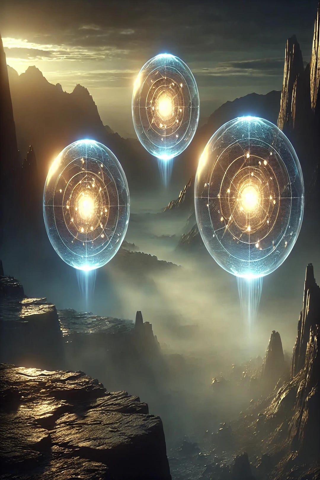 Glowing Orbs in Triangular Formation - UFO Digital Download - Sci-fi ...