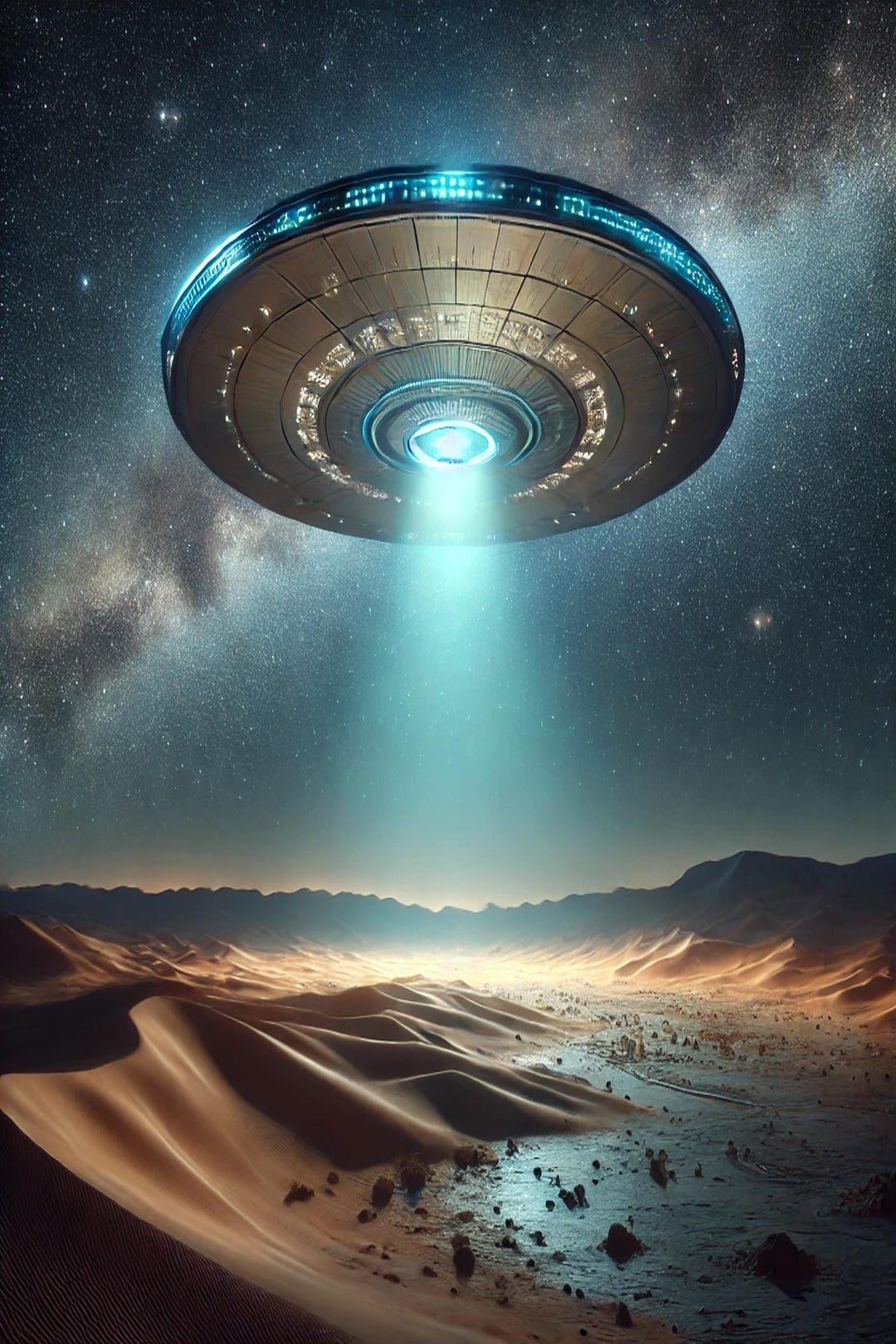 UFO Desert Digital Print | Sci-fi Wall Art | UAP Extraterrestrial ...