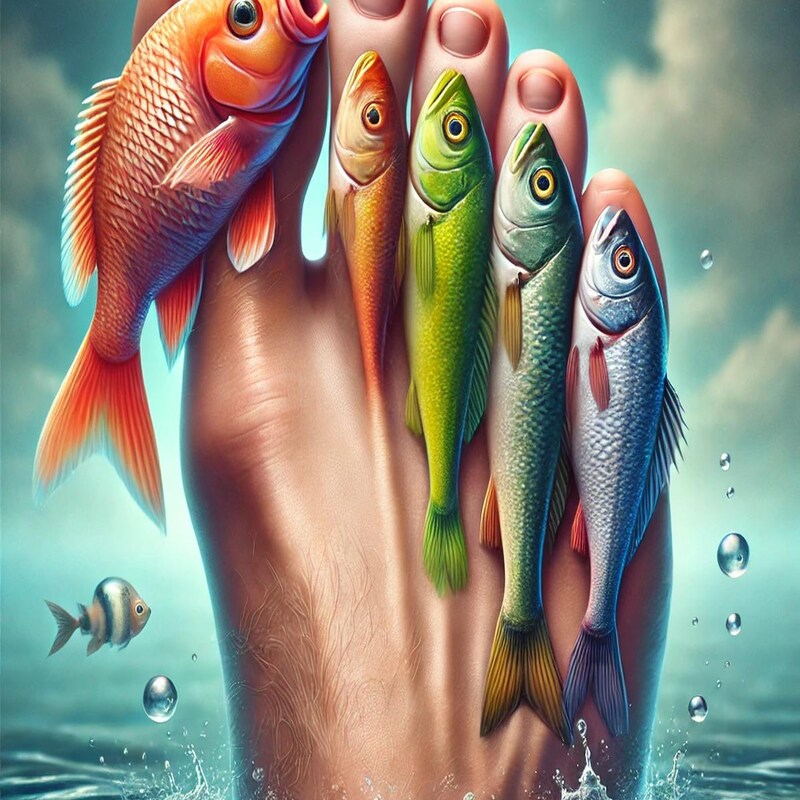 Toe Fish Art - Etsy