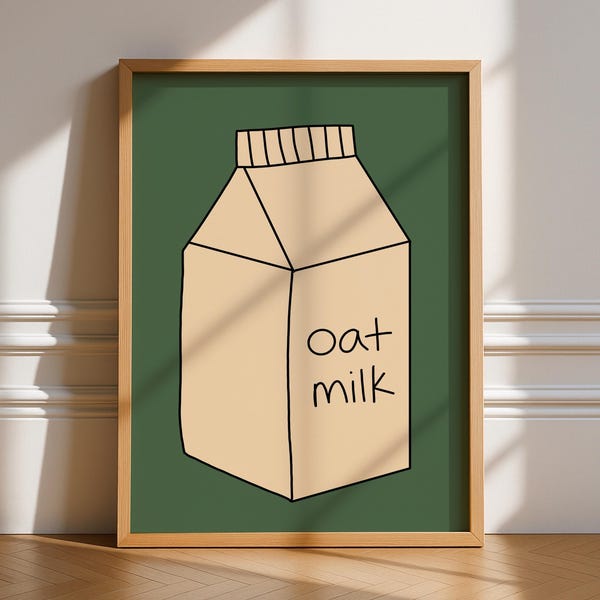 Milk Poster Art - Etsy UK