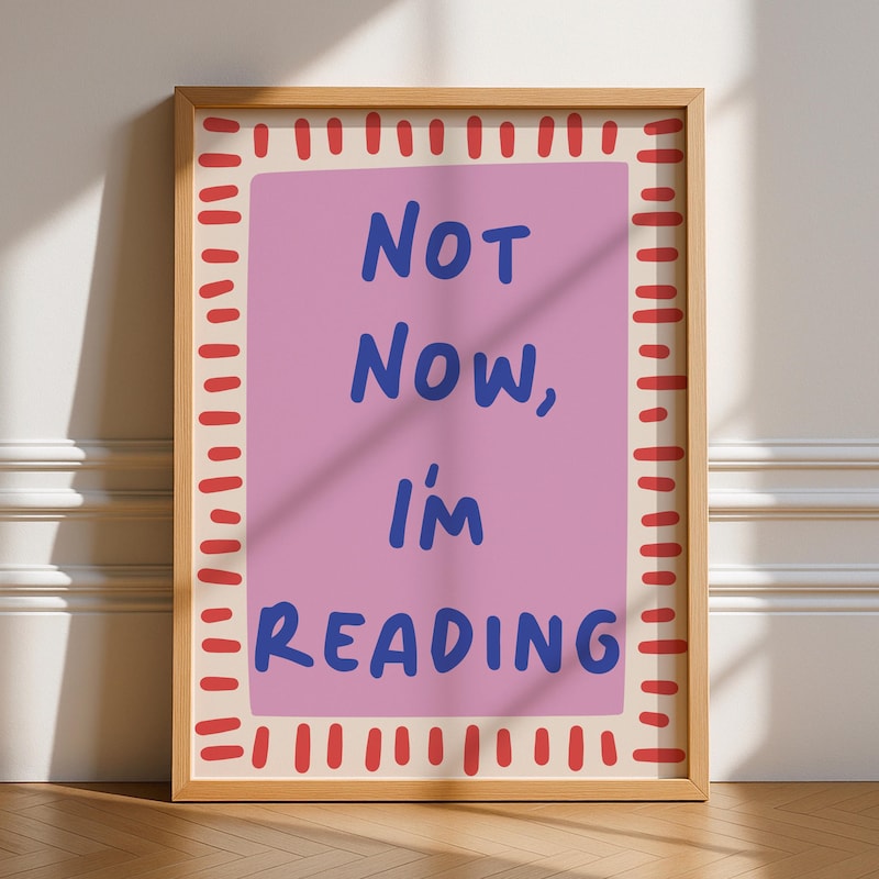 Im Reading Poster - Etsy UK