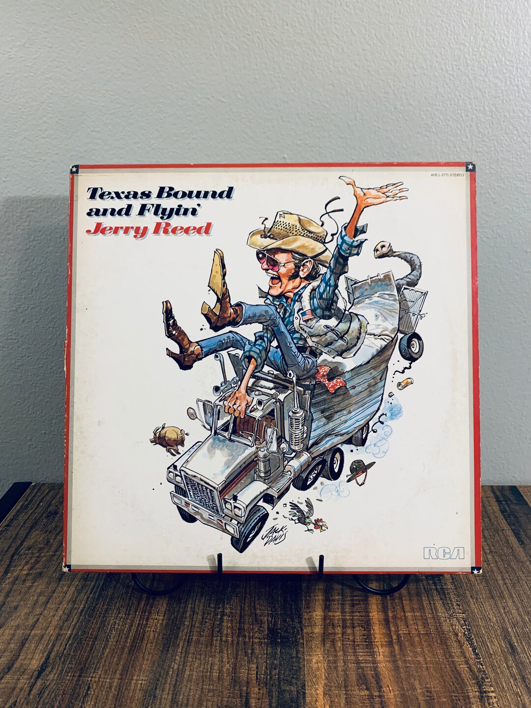 Jerry Reed Texas Bound and Flyin 1980 LP Record VG - Etsy