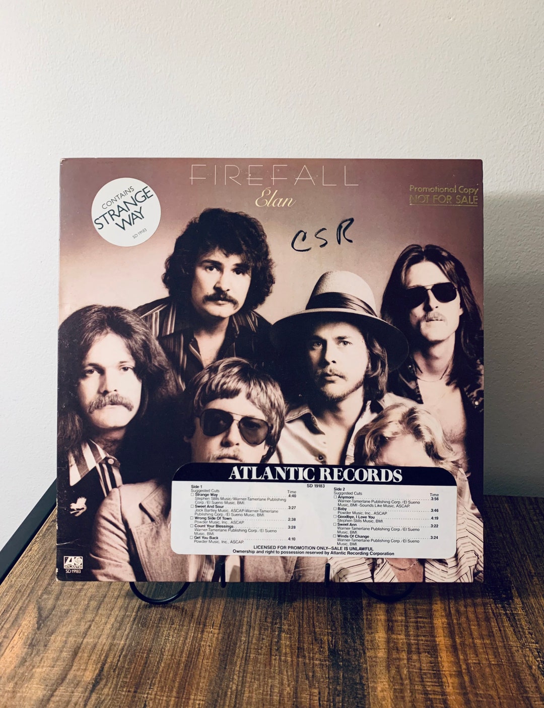 PROMO - Firefall - Elan, 1978 Vintage Vinyl Record (EX) Hype Sticker, SD 19183 - Etsy