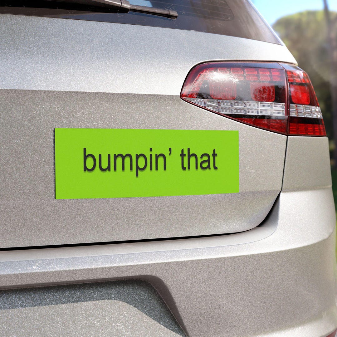 Bumpin That Brat Summer Car Bumper Magnet 10 X 3 - Etsy