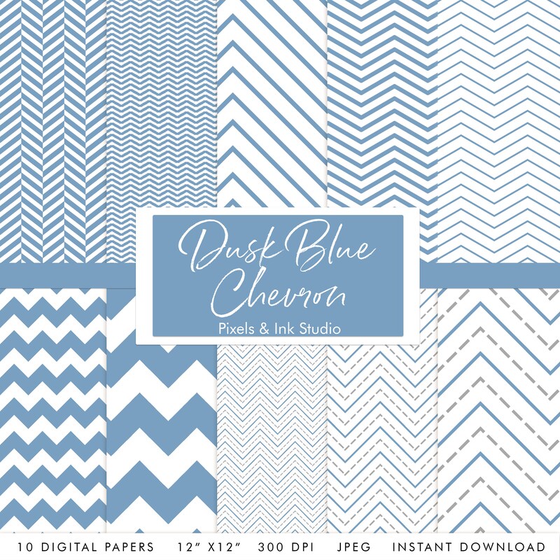 Chevron Scrapbook Paper - Etsy