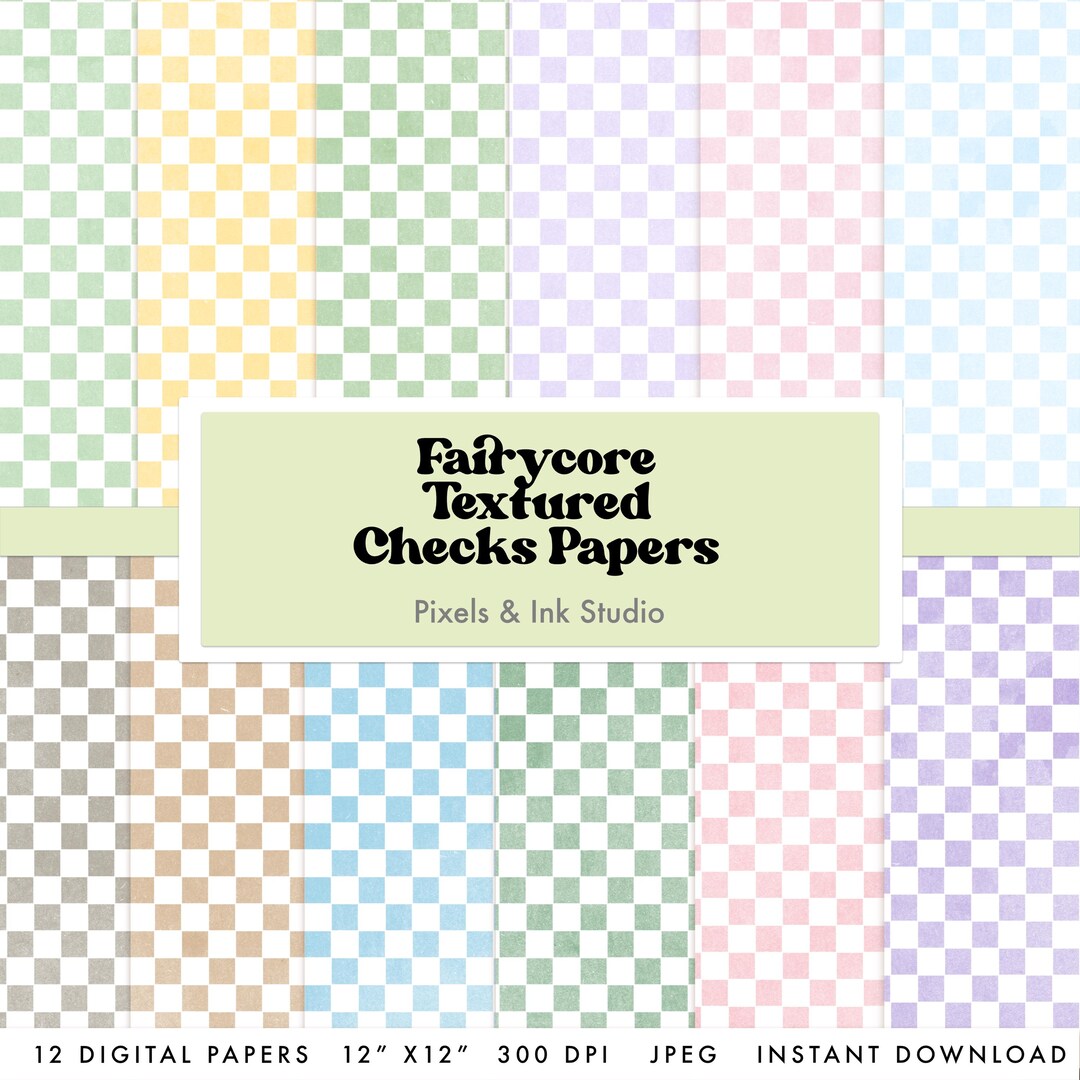 Fairycore Aesthetic Digital Paper - Dreamy Pastel Digital Scrapbook ...