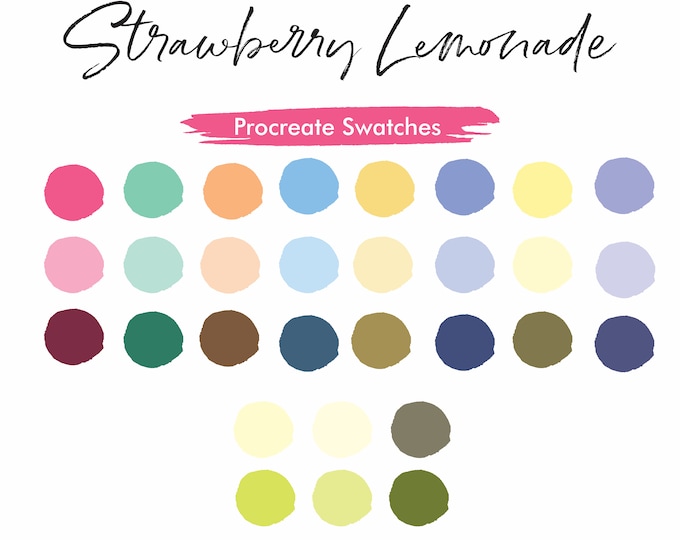 1920 Colors, 64 Procreate Color Palettes, Most Trendy Swatches in 2021 ...