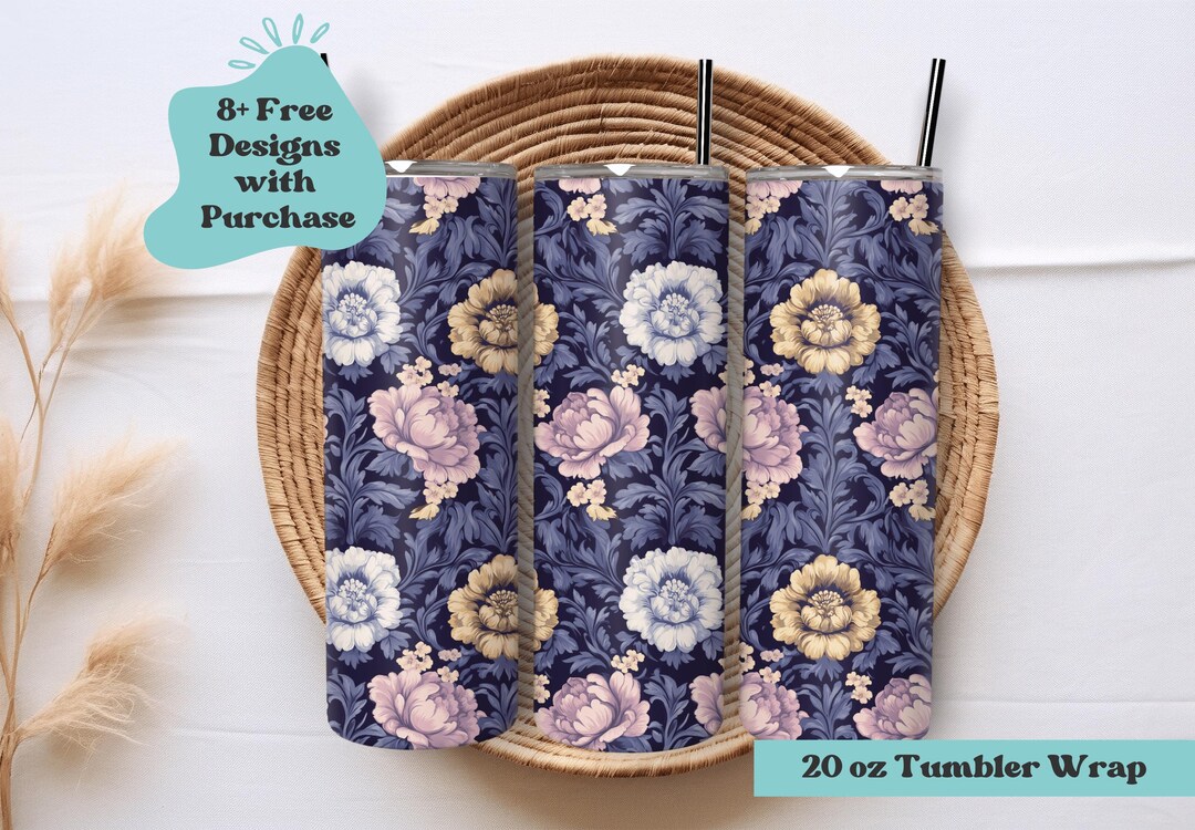 Pastel Gothic Floral Tumbler Wrap: Witchcore PNG (digital Download) - Etsy