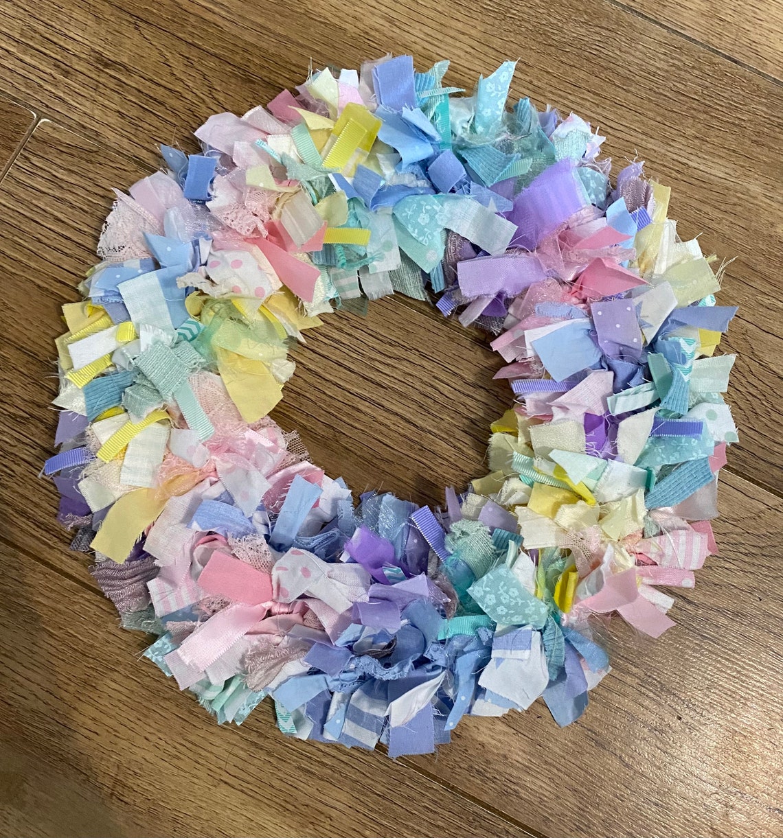 Handmade Rag/ribbon Wreath. Customised to Suit - Etsy