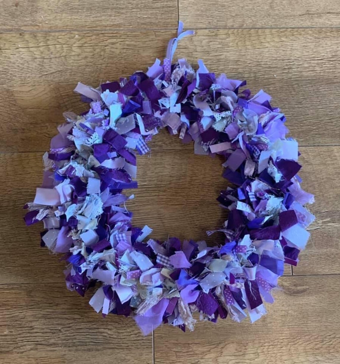 Handmade Rag/ Ribbon Wreath. Customised to Suit - Etsy