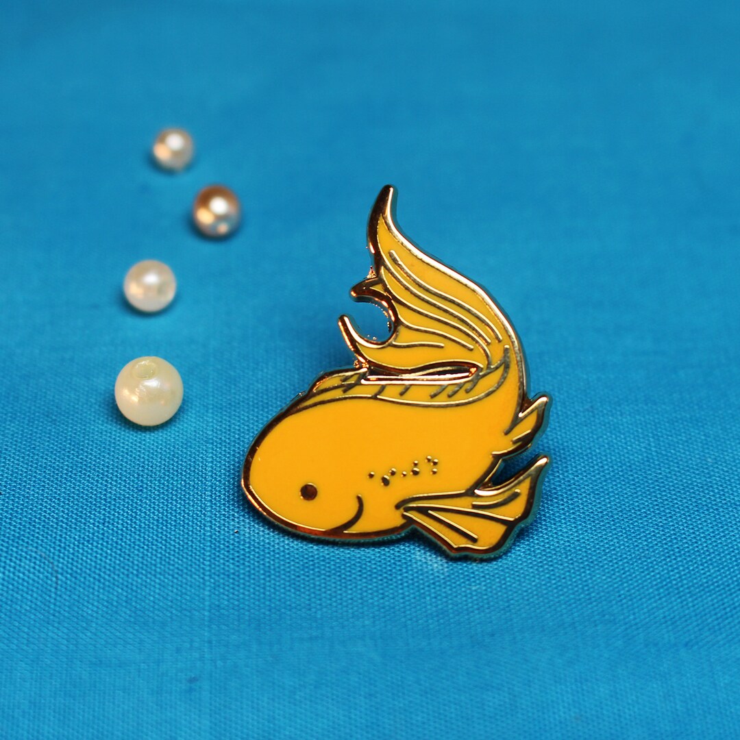 Goldfish Enamel Pin - Etsy
