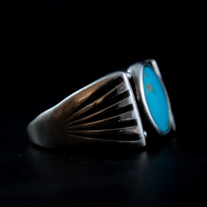 Custom Stone Sunburst Ring | Heavy Silver Casting With Fabricated ...