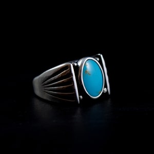 Custom Stone Sunburst Ring | Heavy Silver Casting With Fabricated ...
