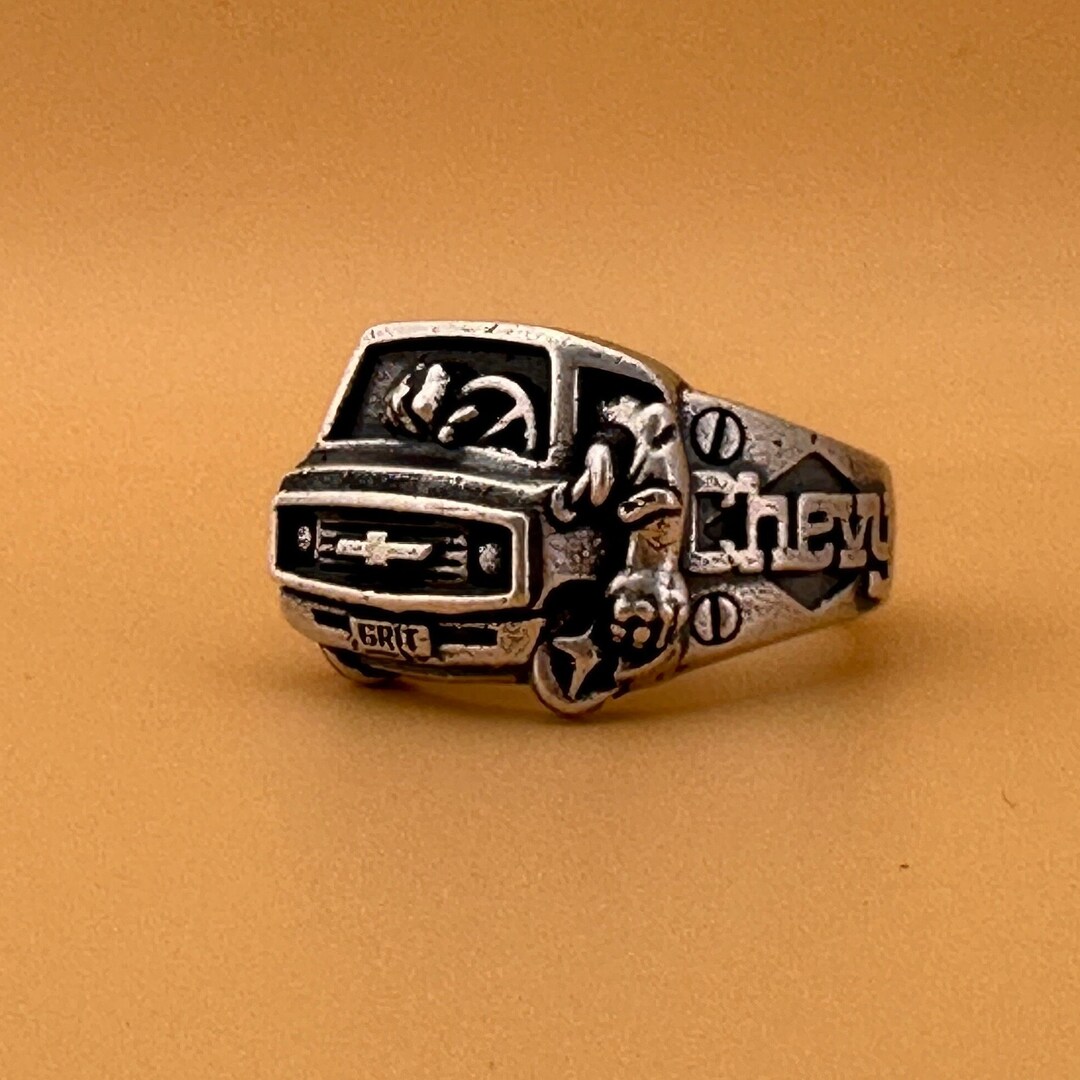 Heavy Chevy Van Ring Chevrolet Jewelry Vanner Rings - Etsy