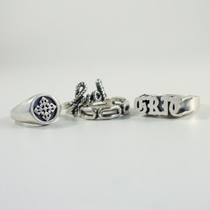 Cow Head Ring With Wheat Heart on Sides Cattle Ring Country Western ...