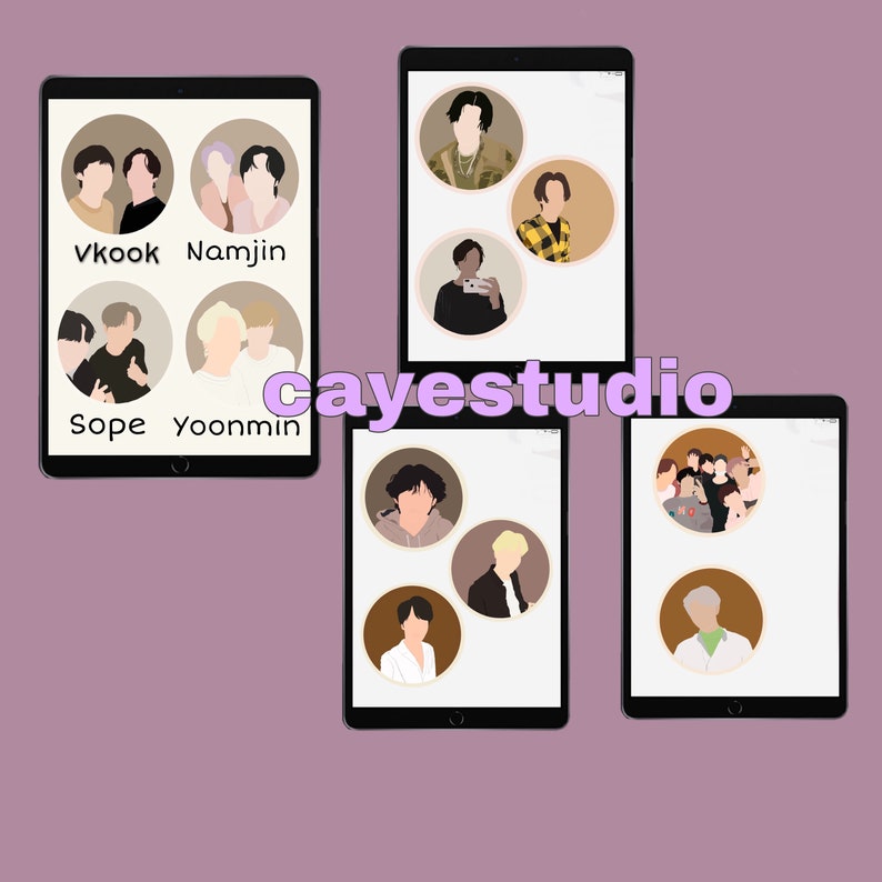 BTS 7 Printable Sticker Bundle INSTANT Download - Etsy