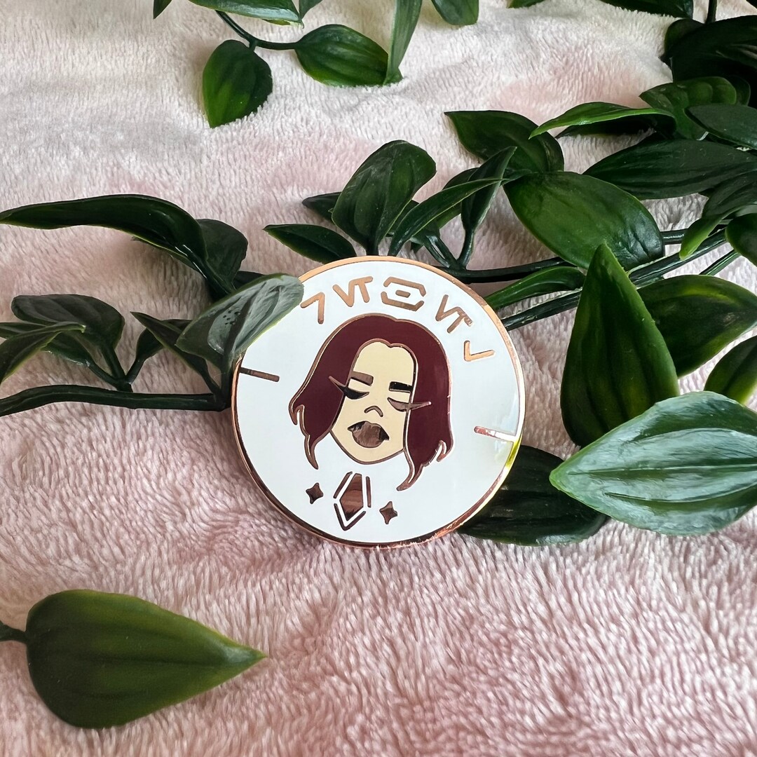 The Rebel Enamel Pin - Limited Edition - Rose Gold - JE - Nicochel - Etsy