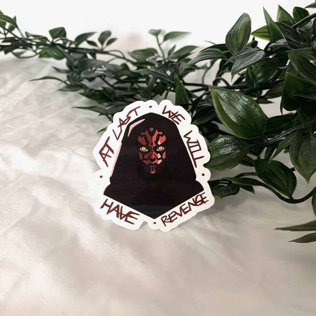 Revenge Vinyl Sticker - Etsy