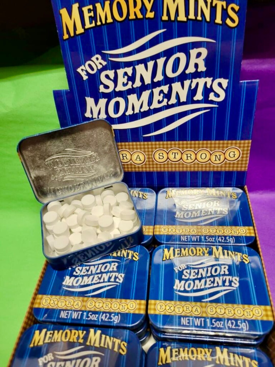 For Senior Moments Memory Mints 1.5oz Tin - Etsy