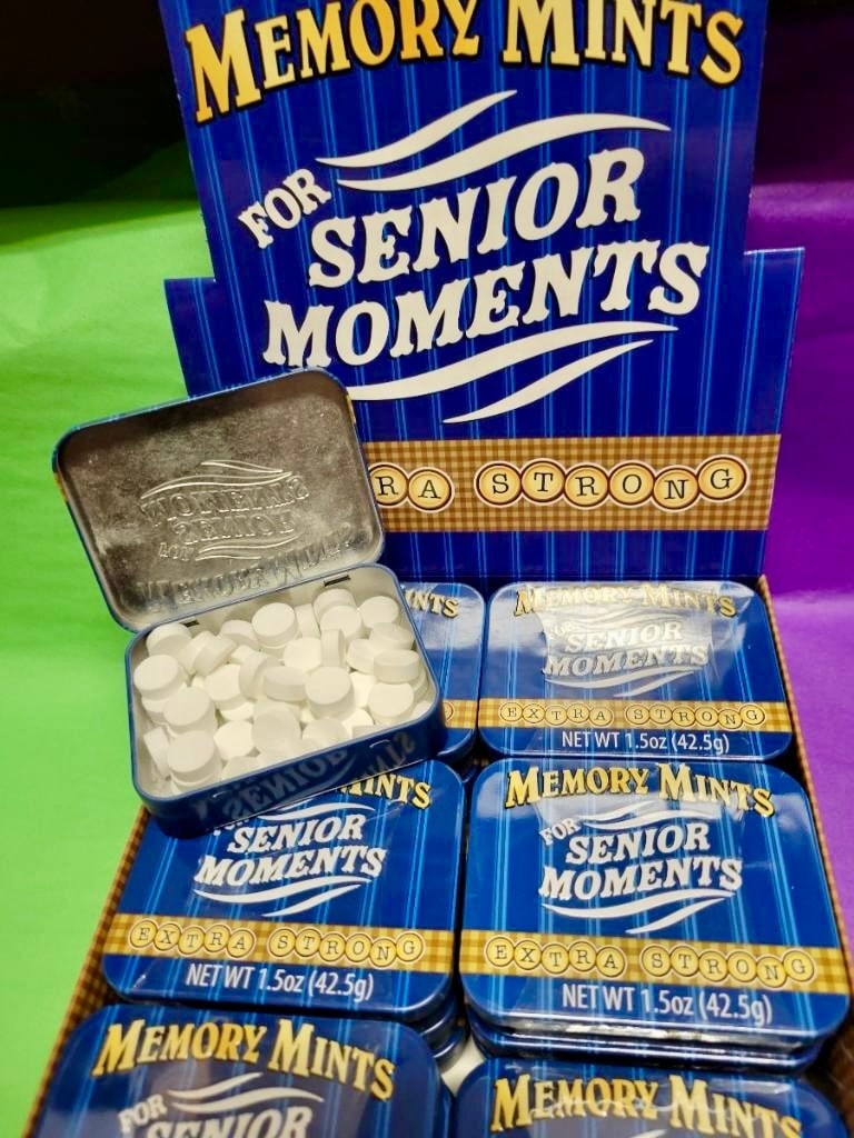 For Senior Moments Memory Mints 1.5oz Tin - Etsy