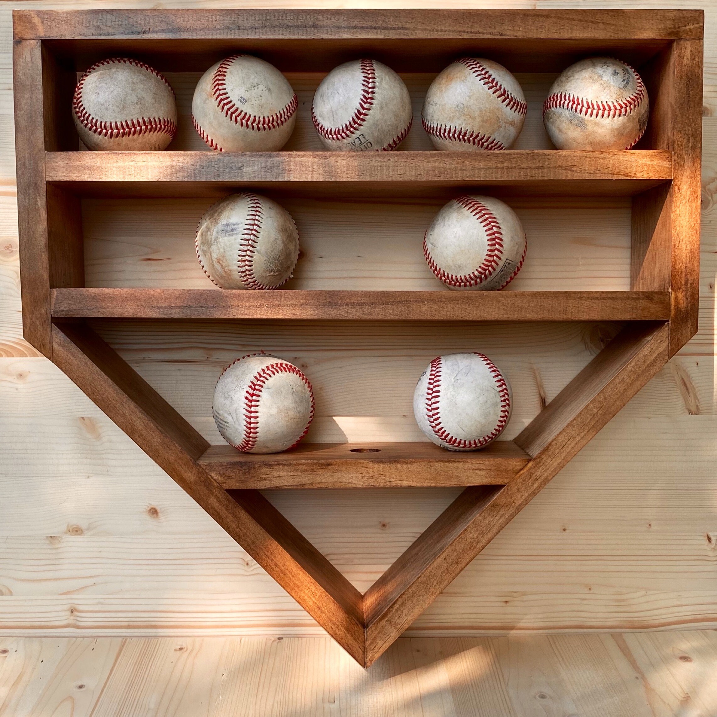Baseball Wall Display shelf Sports & Outdoor Recreation Toys & Games ...