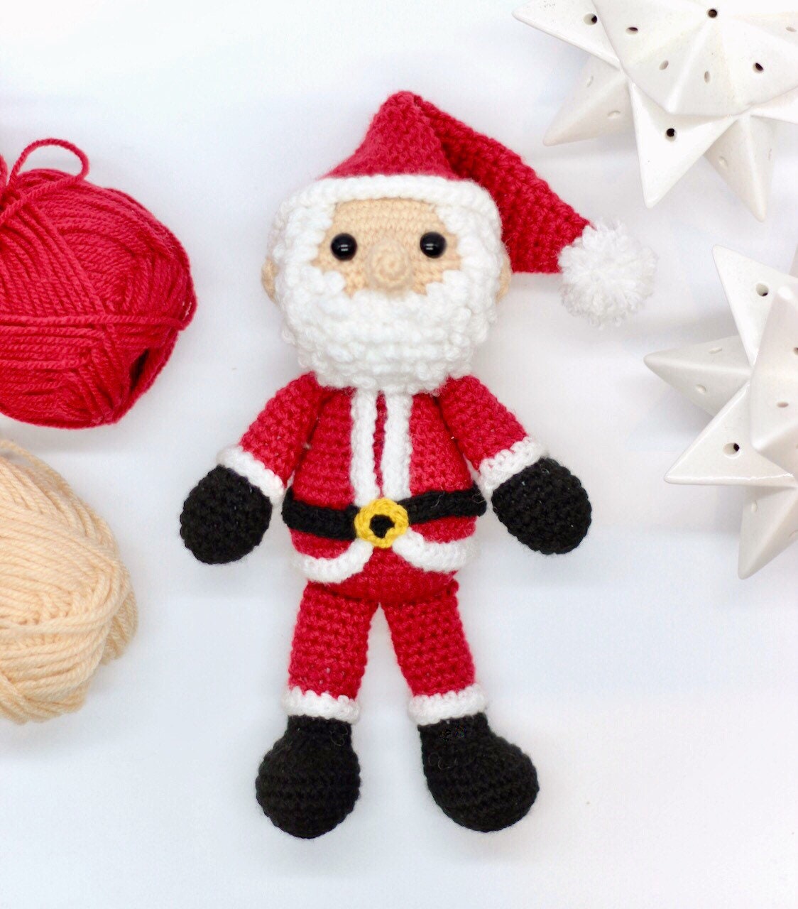 Santa Crochet Pattern PDF Crochet Santa Amigurumi Pattern | Etsy UK