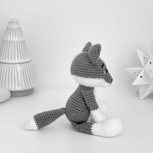Wolf Crochet Pattern - Easy Crochet Wolf Amigurumi Pattern - Cute Wolf ...