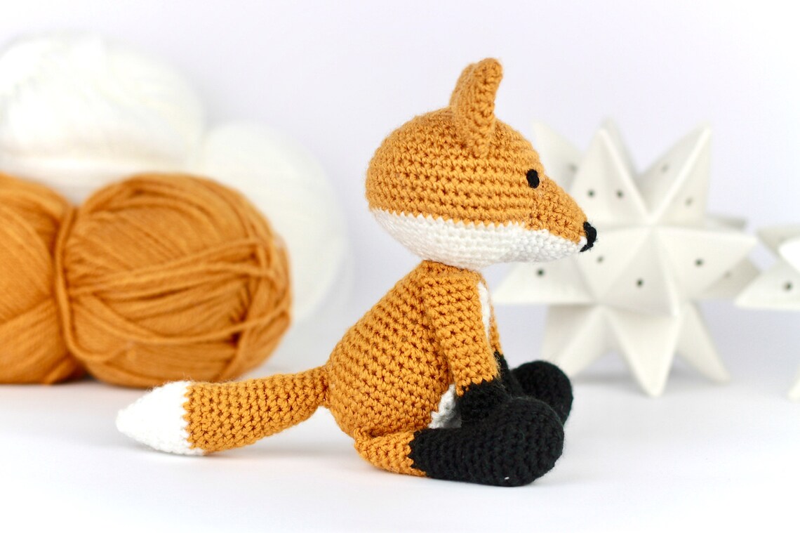 Fox Crochet Pattern PDF Easy Crochet Fox Amigurumi Pattern - Etsy