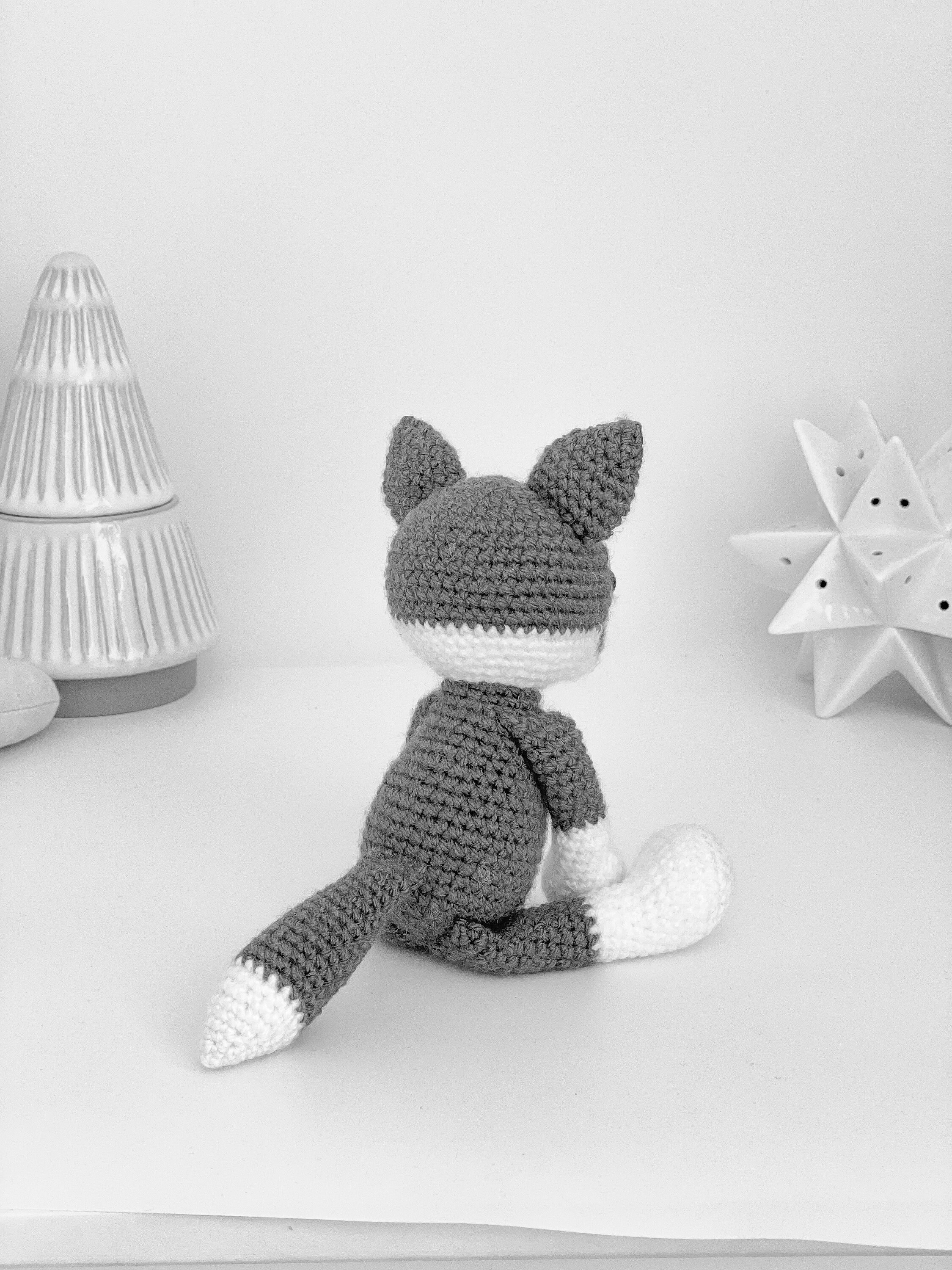Wolf Crochet Pattern - Easy Crochet Wolf Amigurumi Pattern - Cute Wolf ...
