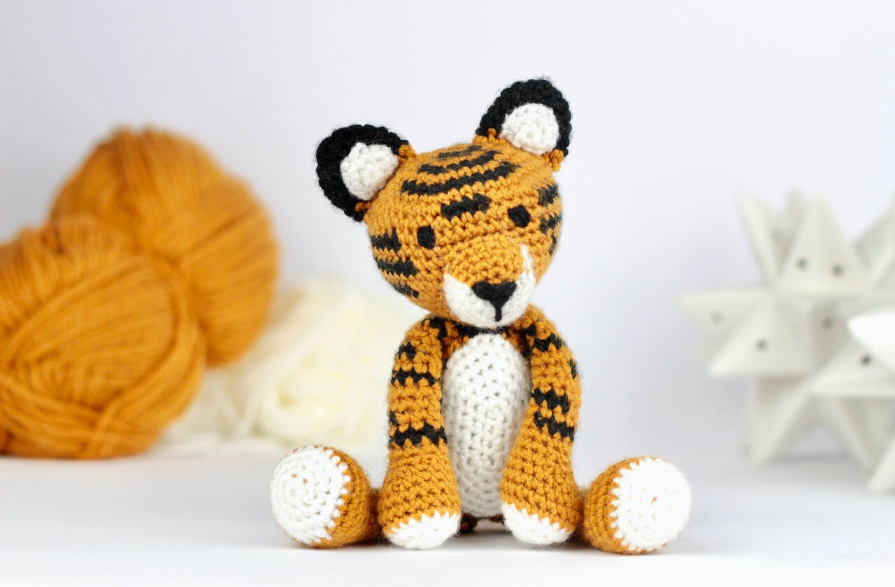 Tiger Crochet Pattern PDF Crochet Animal Pattern Crochet - Etsy