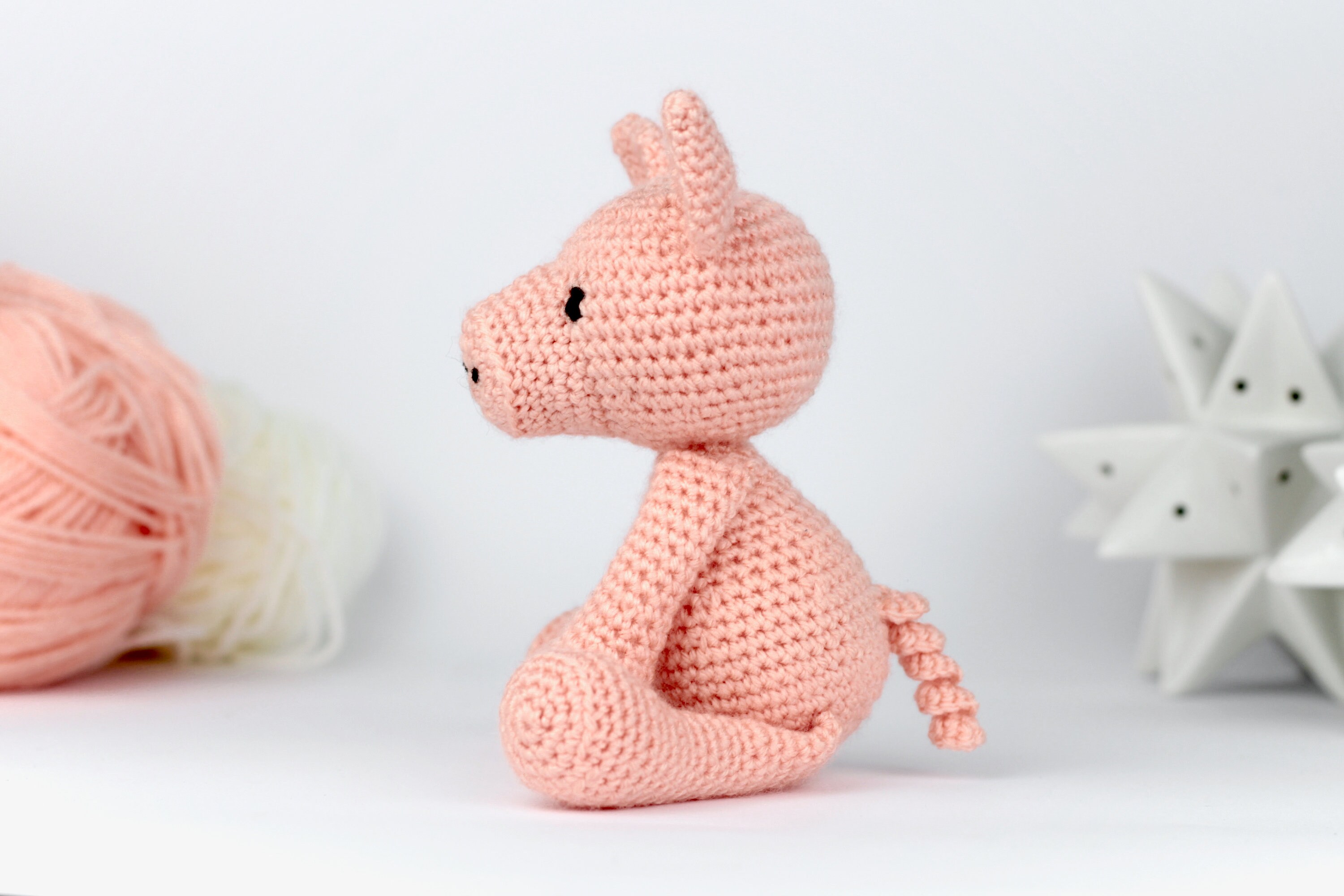 Pig Crochet Pattern PDF Easy Crochet Pig Amigurumi Pattern | Etsy