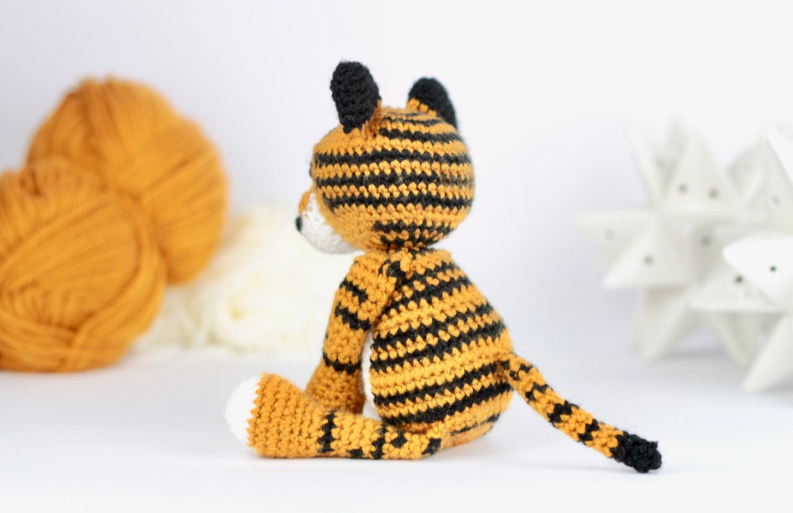 Tiger Crochet Pattern PDF Crochet Animal Pattern Crochet - Etsy
